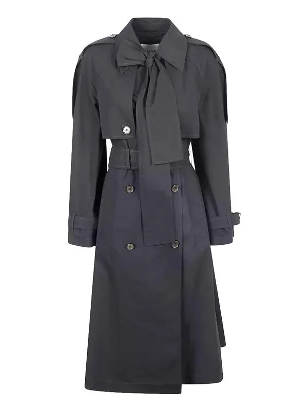 Burberry Belted Trench Coat - Black