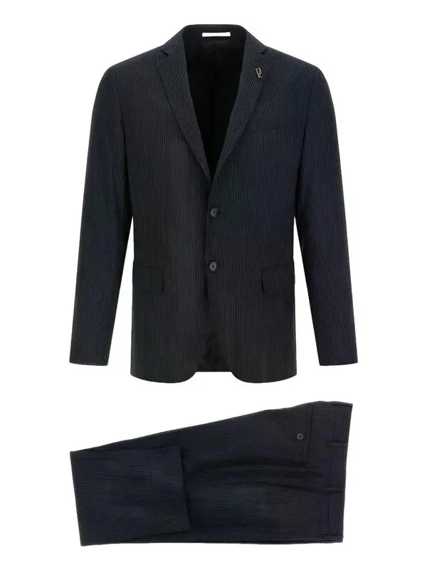 Pal Zileri Pinstriped Suit - Blue