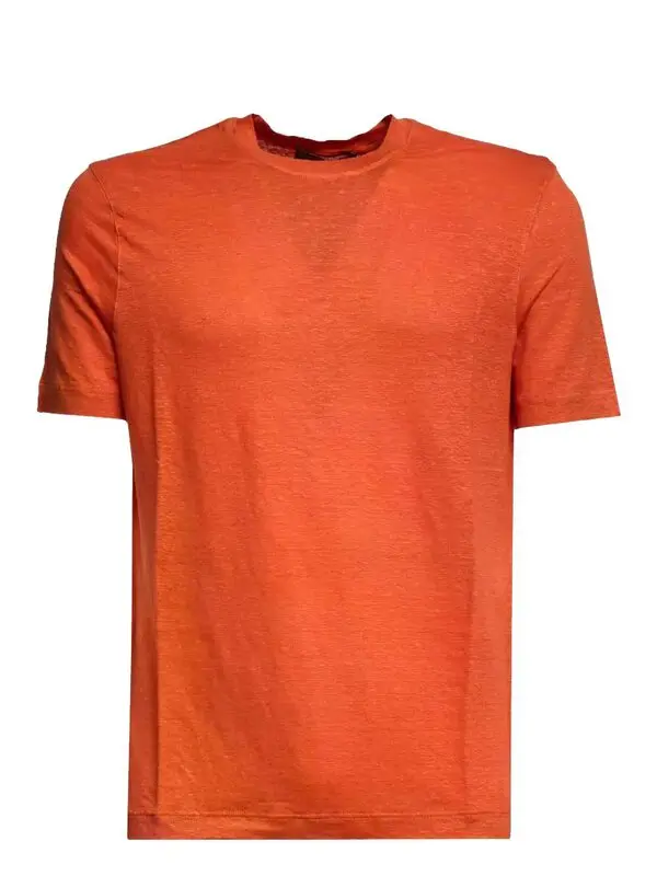 FILIPPO DE LAURENTIIS Short Sleeve Crew Neck T-shirt - Orange