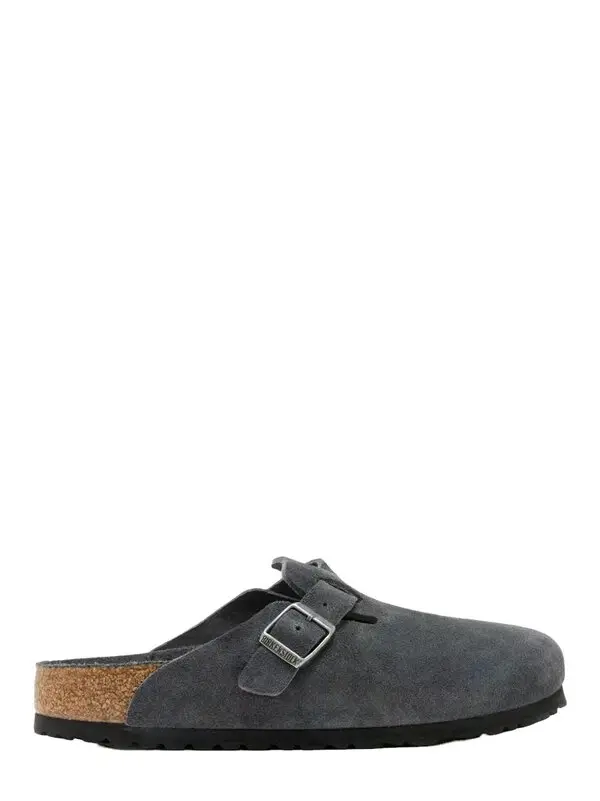 BIRKENSTOCK Buckle-strap Slippers - Grey