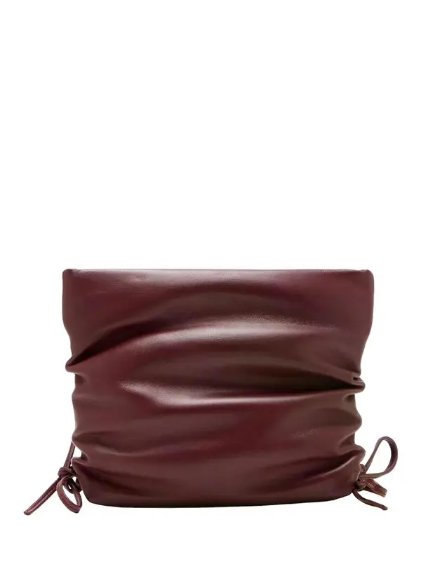 Studio Amelia Drawstring Clutch - Red