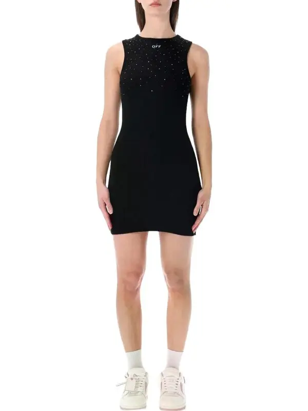 Off-White X Virgil Abloh Rowing Mini Dress - Black