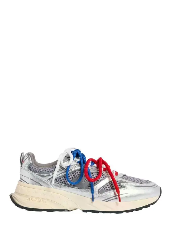 Dsquared2 Sprinter Mesh Panel Sneakers - Silver