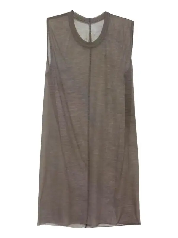 Rick Owens Round-neck Sleeveless Top - Brown