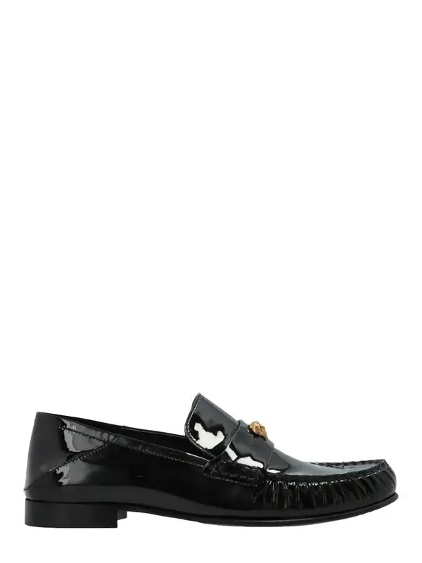 Versace Medusa Detail Loafers - Black