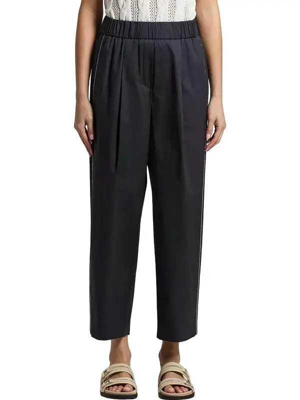 Peserico Elasticated-waist Trousers - Blue