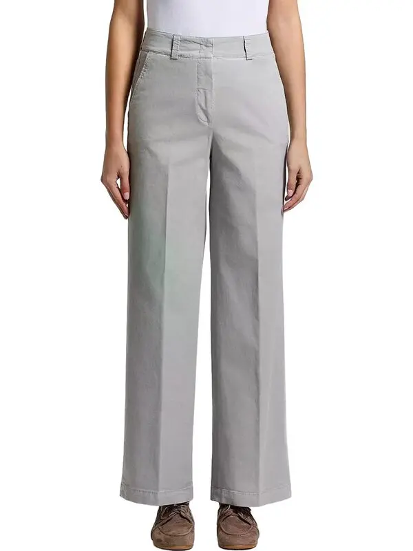 Peserico Gabardine Trousers - Grey