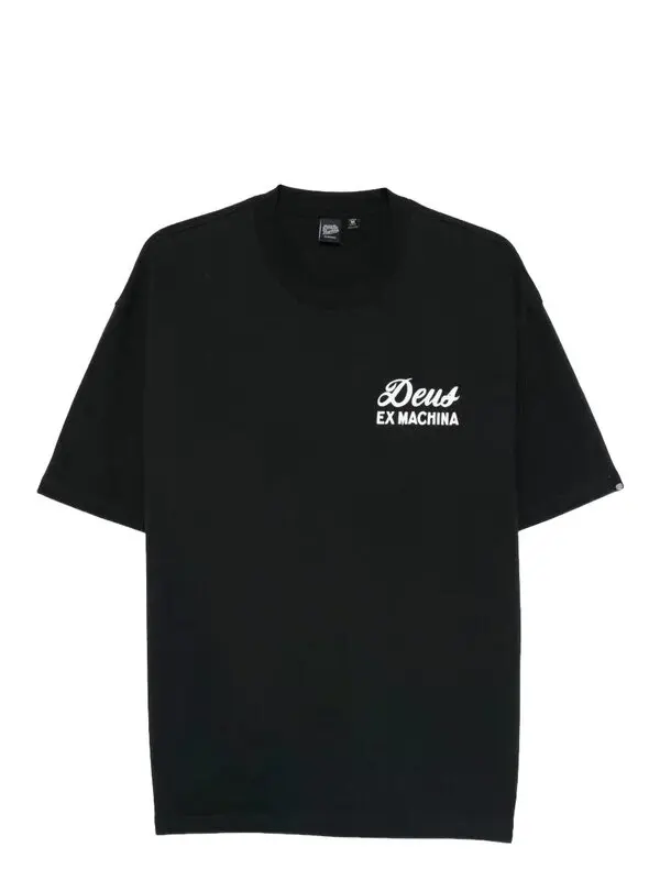 Deus Ex Machina Logo-detail T-shirt - Black
