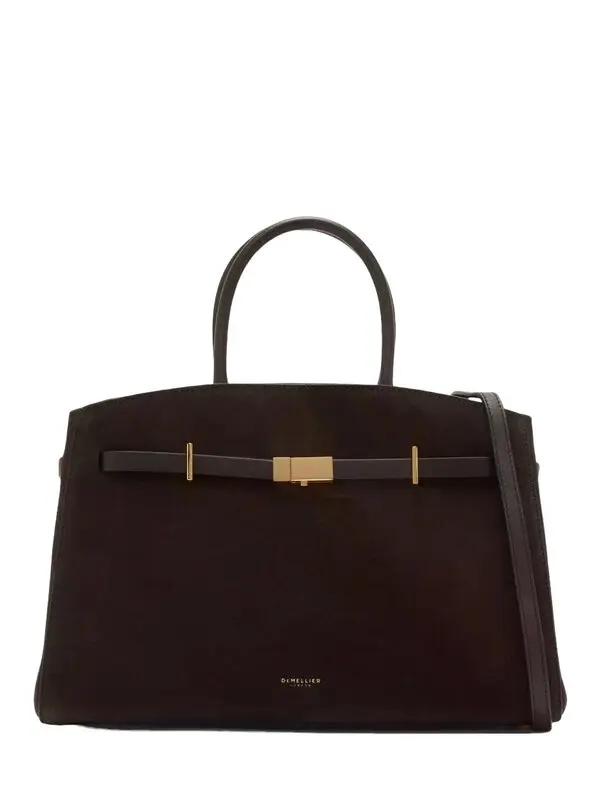 DEMELLIER Midi Hudson Tote Bag - Brown
