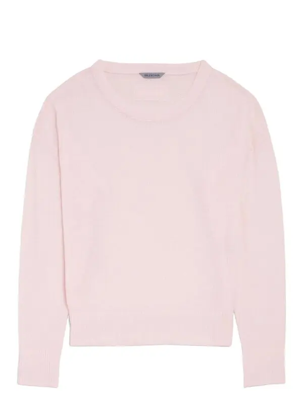 Balenciaga Cashmere Knit Sweater - Pink
