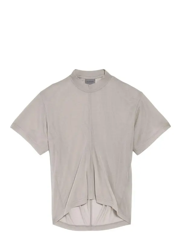 Balenciaga Transparent Jersey Top - Grey & Silver
