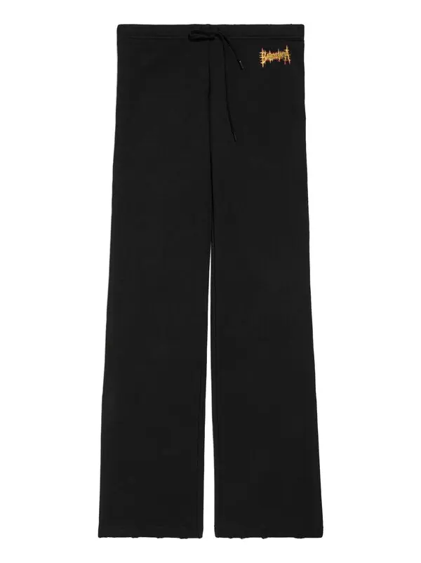 Balenciaga Sacré Coeur Low Waist Sweatpants - Black