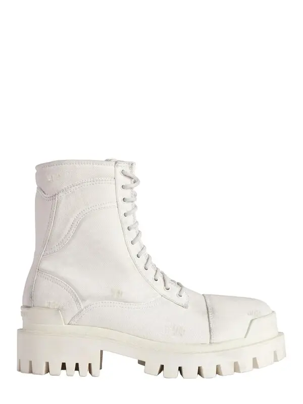 Balenciaga Combat Strike Boot - White