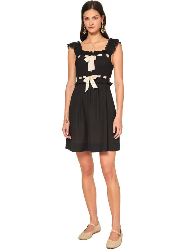 Rixo Devin Regular Dress - Black