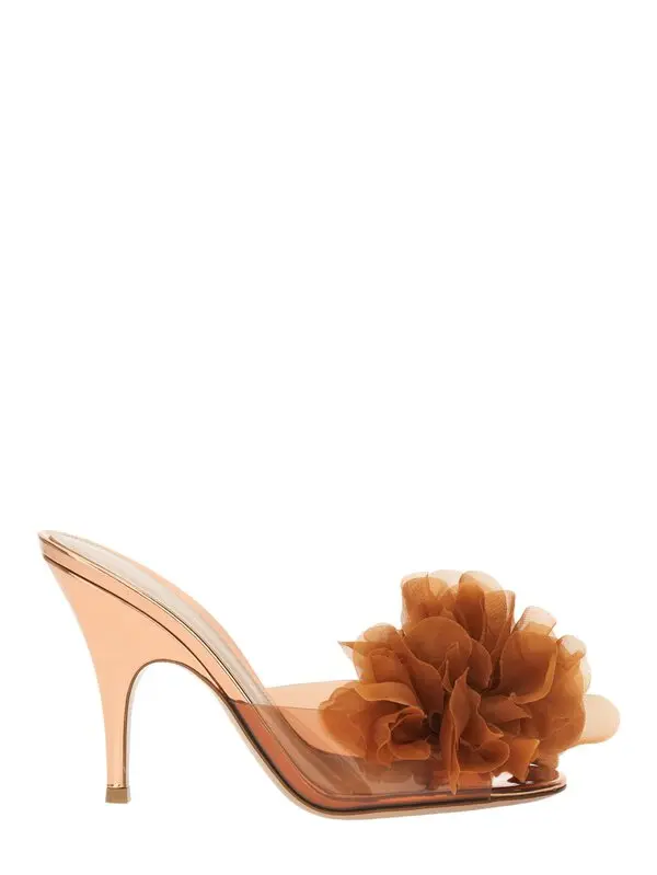 GIANVITO ROSSI Igea Mules - Gold - Tpu
