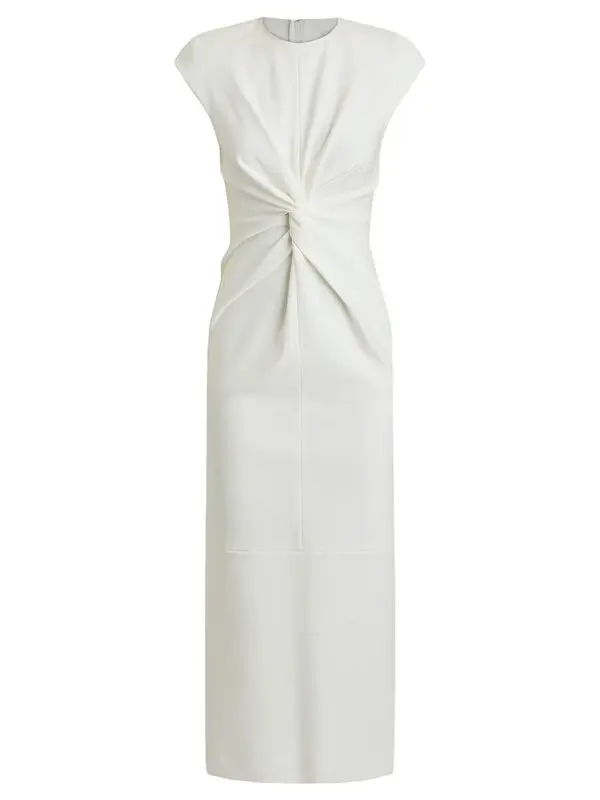 Scanlan Theodore Milano Turban Pencil Dress - Creme