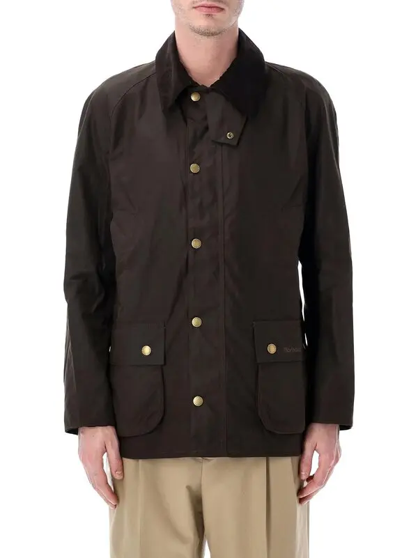 Barbour Waxed Cotton Jacket - Green