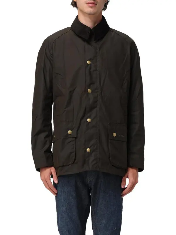 Barbour Waxed Cotton Jacket - Olive