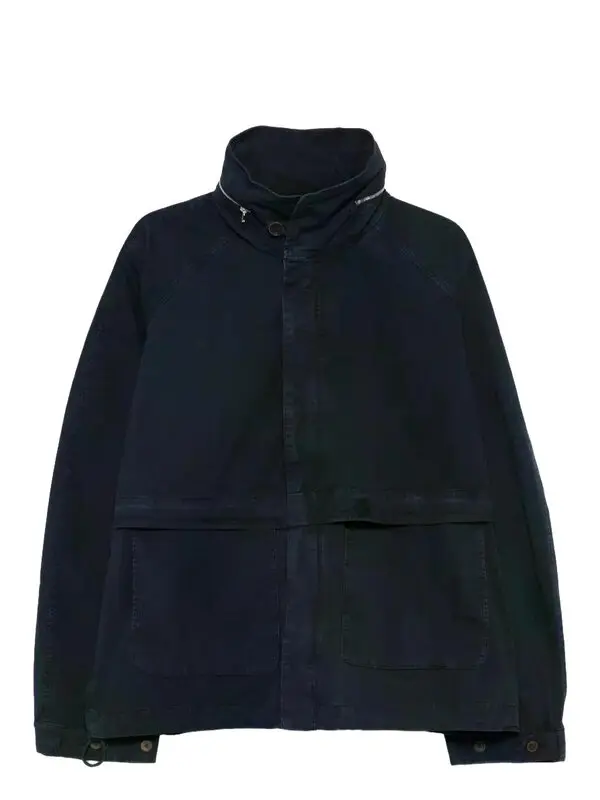 RANRA Embroidered-motif Jacket - Blue