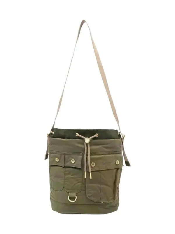 Barbour Mia Drawstring Bucket Bag - Green