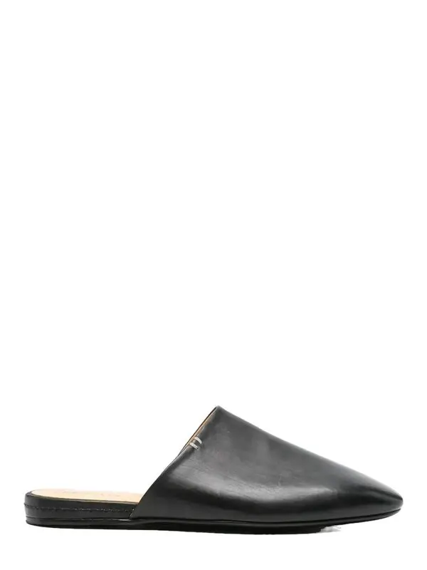 Premiata Point Toe Slippers - Black