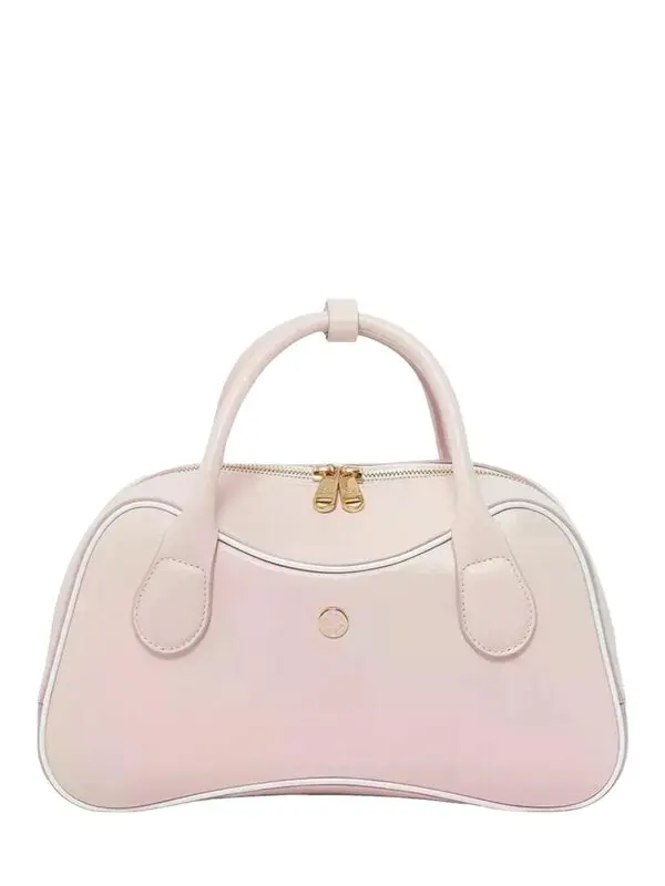 Casablanca Micro Leather Bowling Bag - Pink
