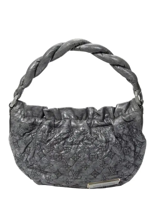 LOUIS VUITTON Pm Olympe Nimbus Twisted-handle Tote Bag - Grey
