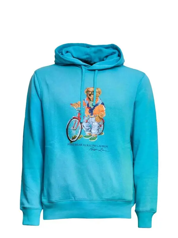 Polo Ralph Lauren Polo Bear Graphic Hoodie - Blue