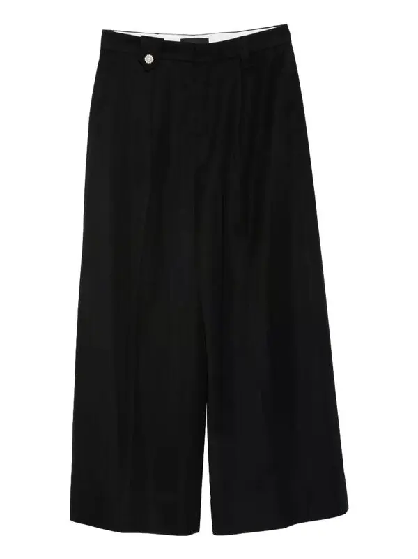 Simone Rocha Pearl Embellished Trousers - Black