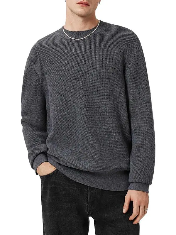 ALLSAINTS Aspen Crewneck Sweater - Slate Blue