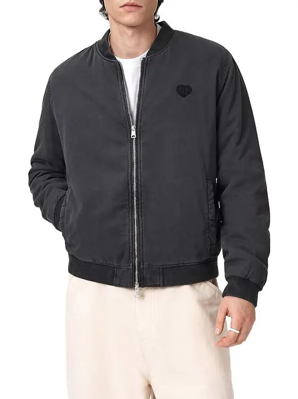 ALLSAINTS Forres Bomber Jacket - Blainn Black
