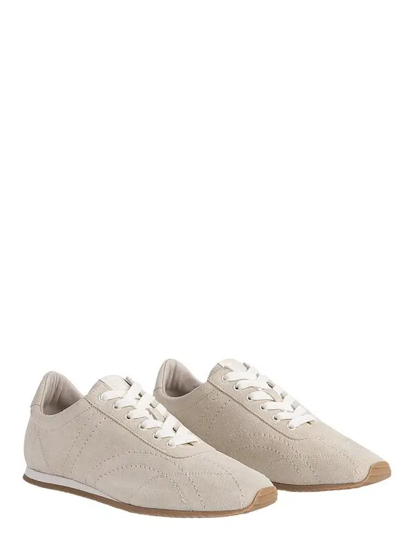 TOTEME Flex Suede Sneakers - Stone