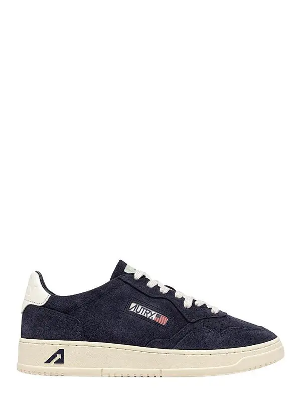 AUTRY Medalist Leather Sneakers - Dark Blue