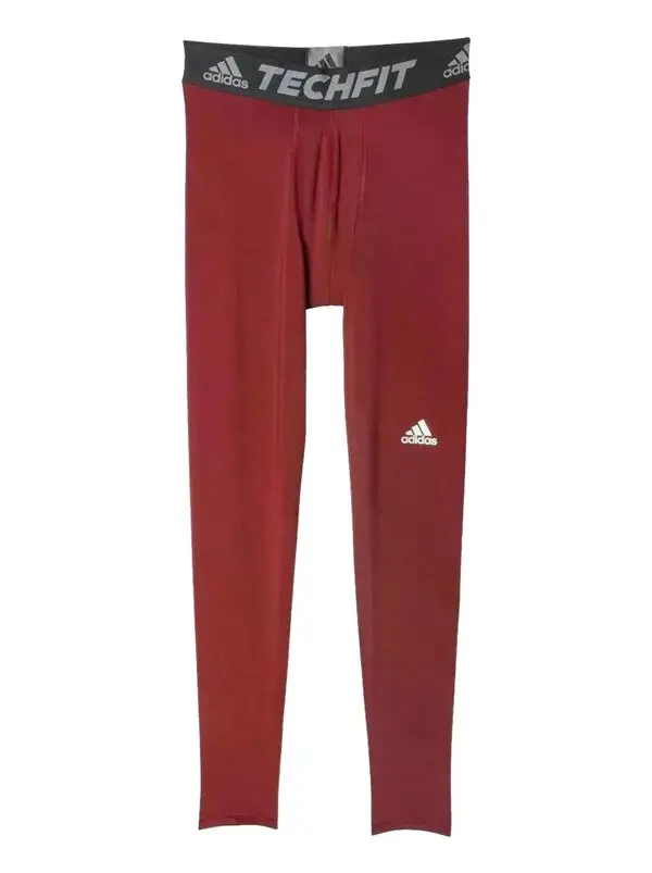 Adidas Logo-detail Leggings - Red