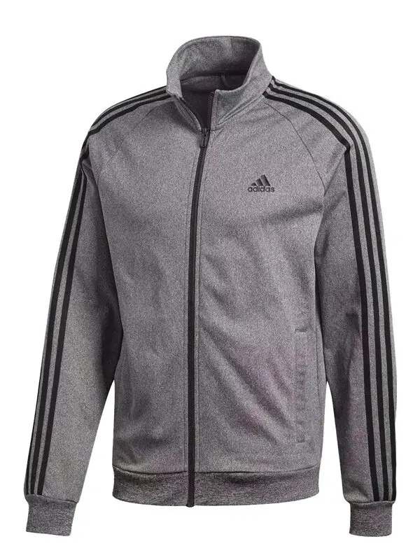 Adidas Essentials 3-stripe Tricot Track Jacket - Grey