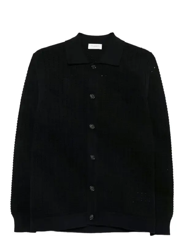 PAOLO PECORA Buttoned Cardigan - Black