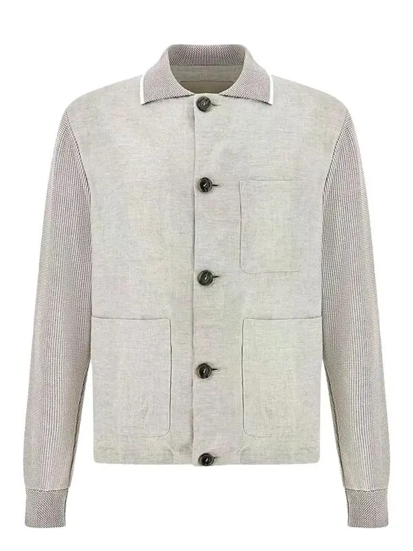 Paul & Shark Buttoned Cardigan - White