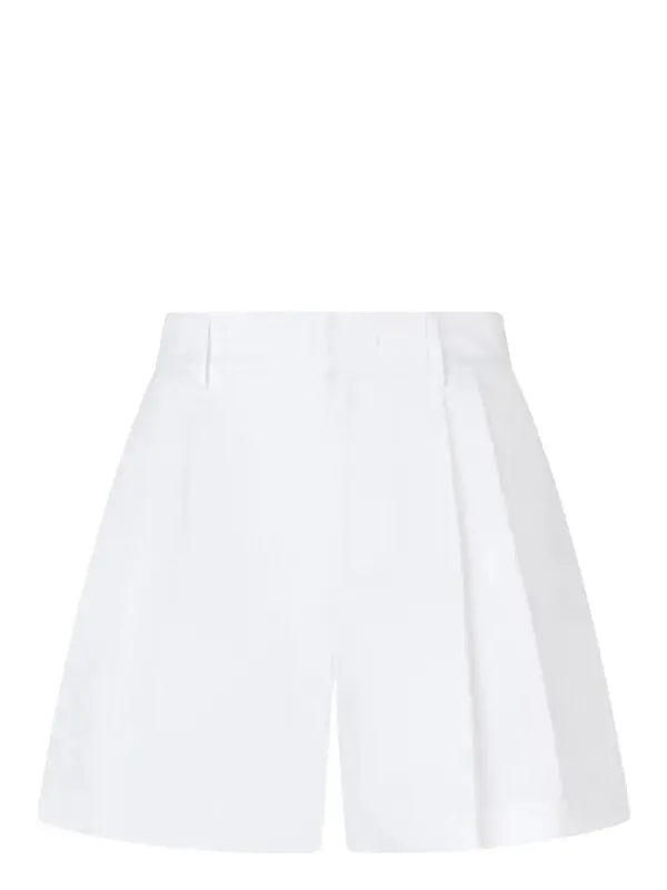 Valentino Garavani Pleated Shorts - White