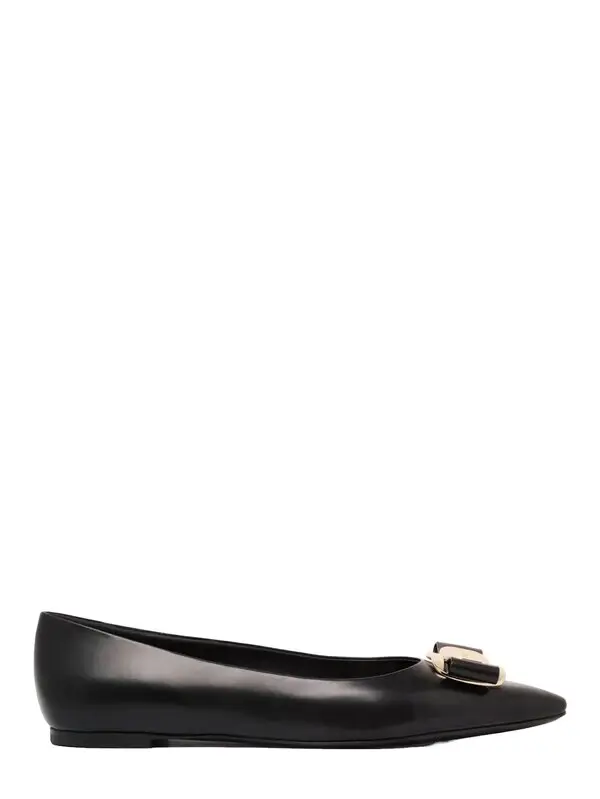 FERRAGAMO Vara Bow Ballet Flats - Black