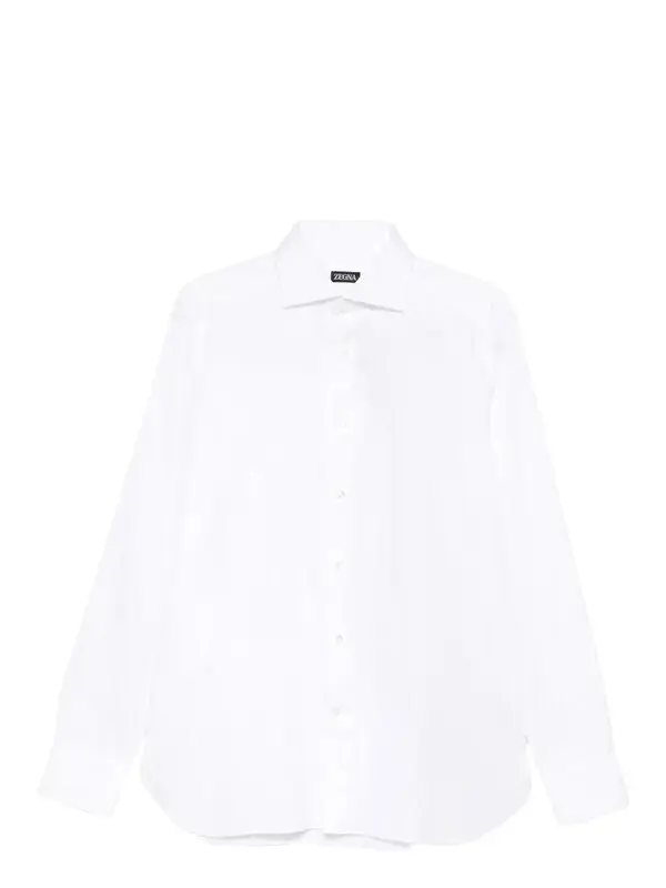 Zegna Buttoned Shirt - White