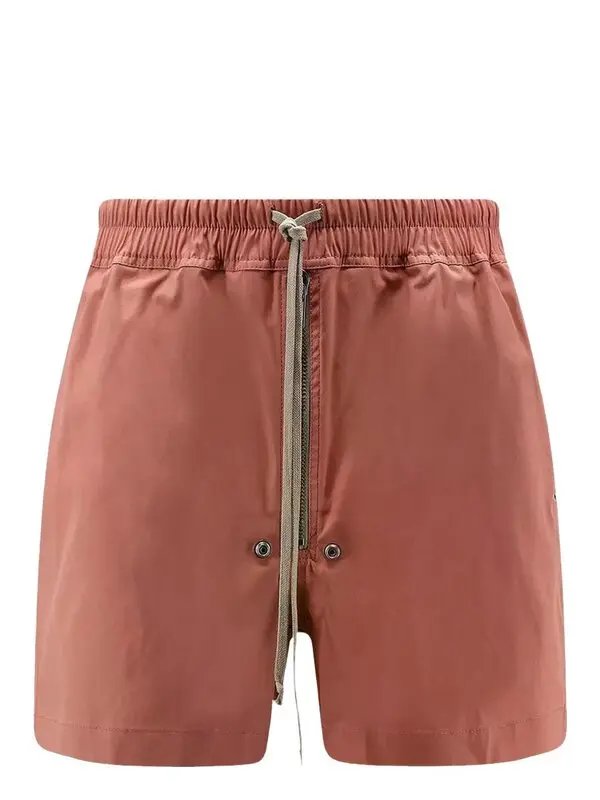 Rick Owens Drawstring Zip Shorts - Brown