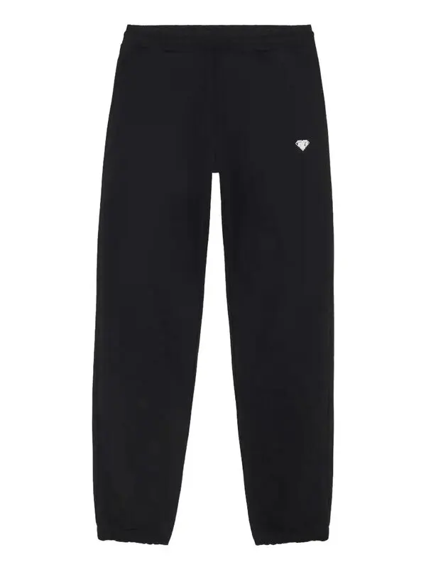 IUTER Logo Cotton Track Pants - Black