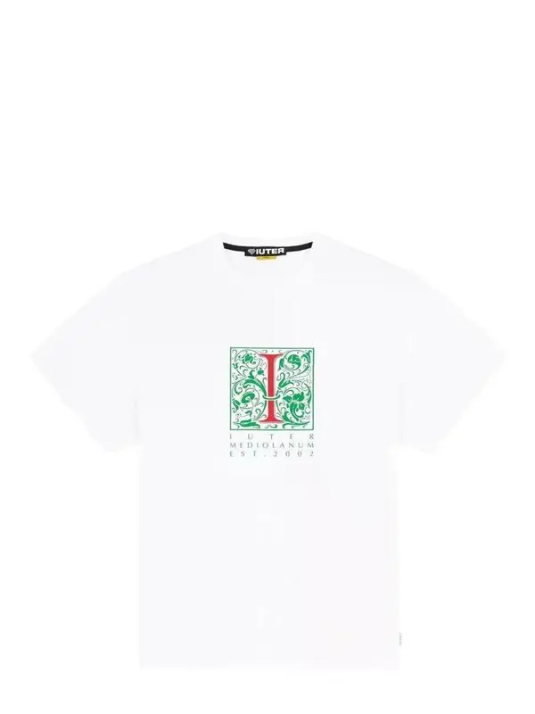 IUTER Mediolanum Print-detail Cotton T-shirt - White