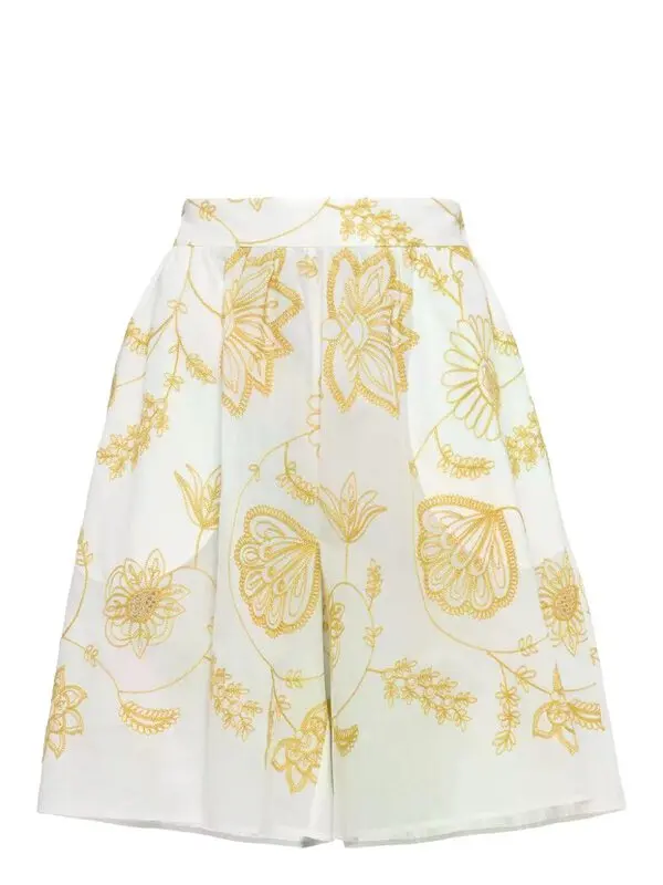 ERES Floral-print Shorts - Yellow