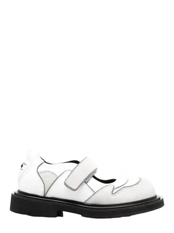 Moschino Leather Ballet Flats - White