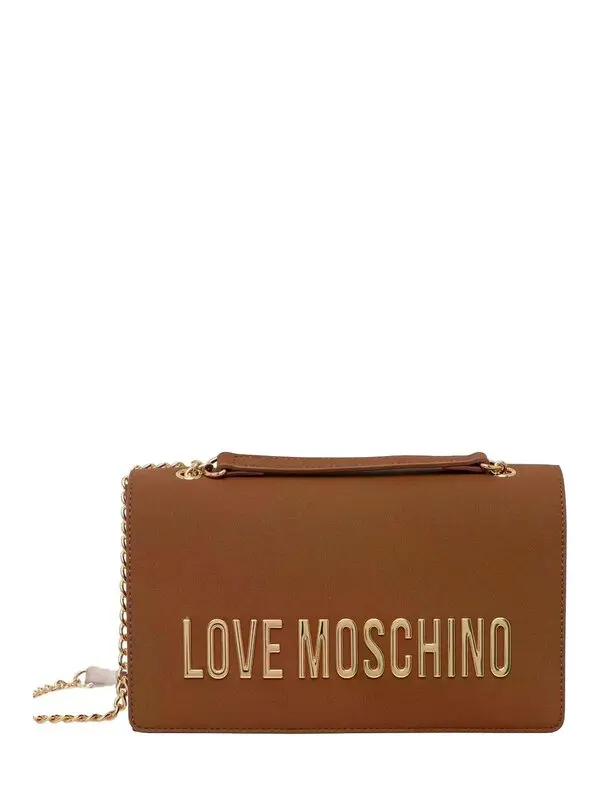 Moschino Chain-strap Crossbody Bag - Brown
