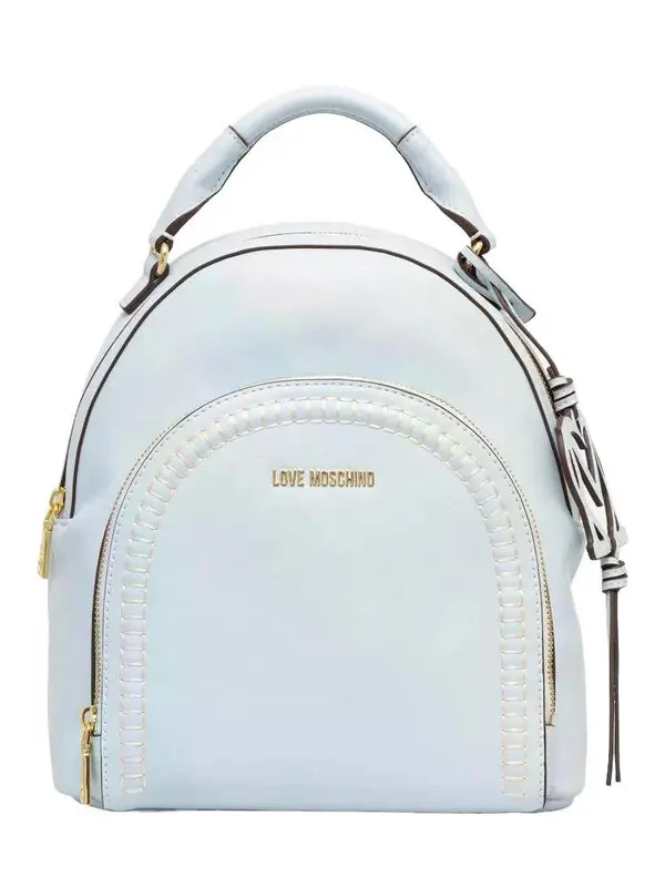 Moschino Logo Backpack - Blue
