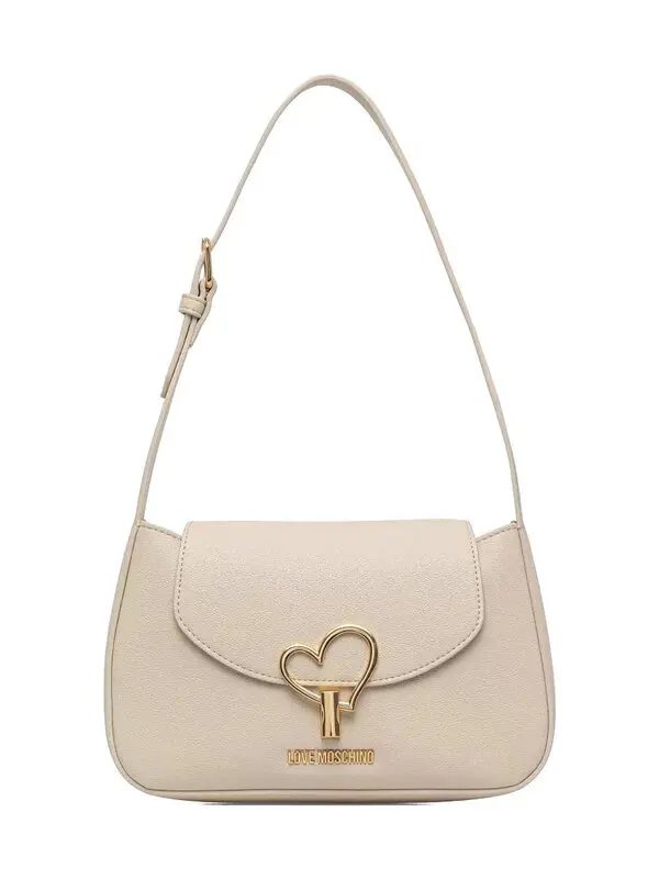 Moschino Logo-plaque Tote - Neutrals