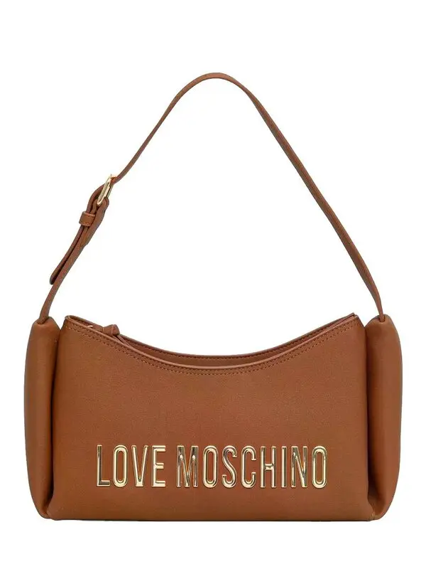 Moschino Logo-plaque Tote - Brown