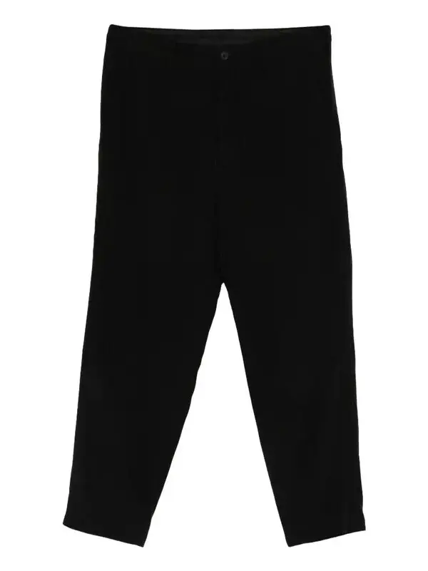 Yohji Yamamoto Buttoned Trousers - Black